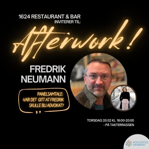 Afterwork med Fredrik Neumann - Kongsberg